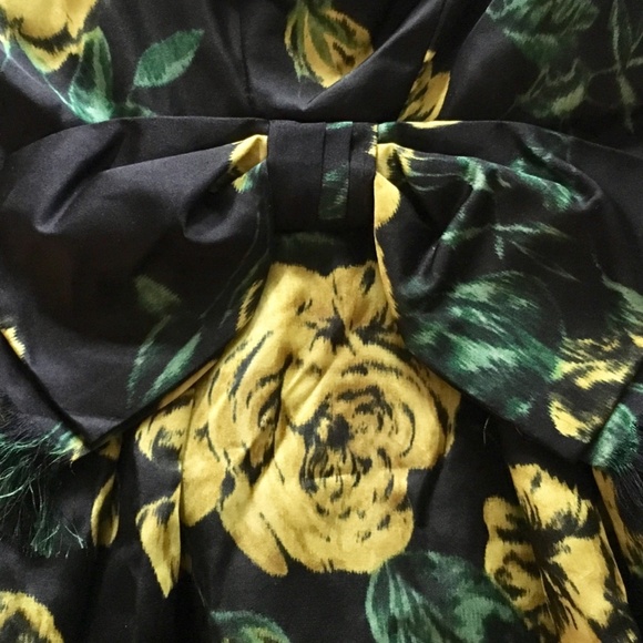Mr. Mort | Dresses | Vintage Mr Mort 96s Black Satin Floral Dress S ...